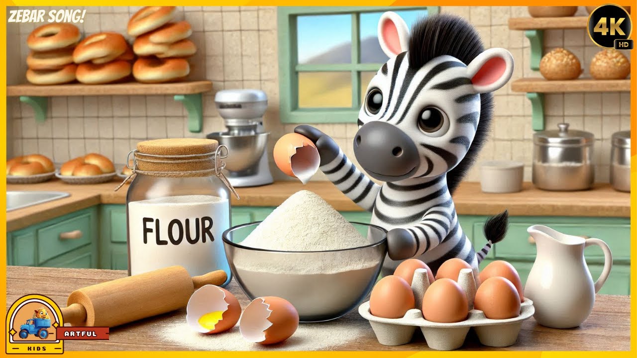 Zebra Bakery Song For Kids | Artful Animation - YouTube