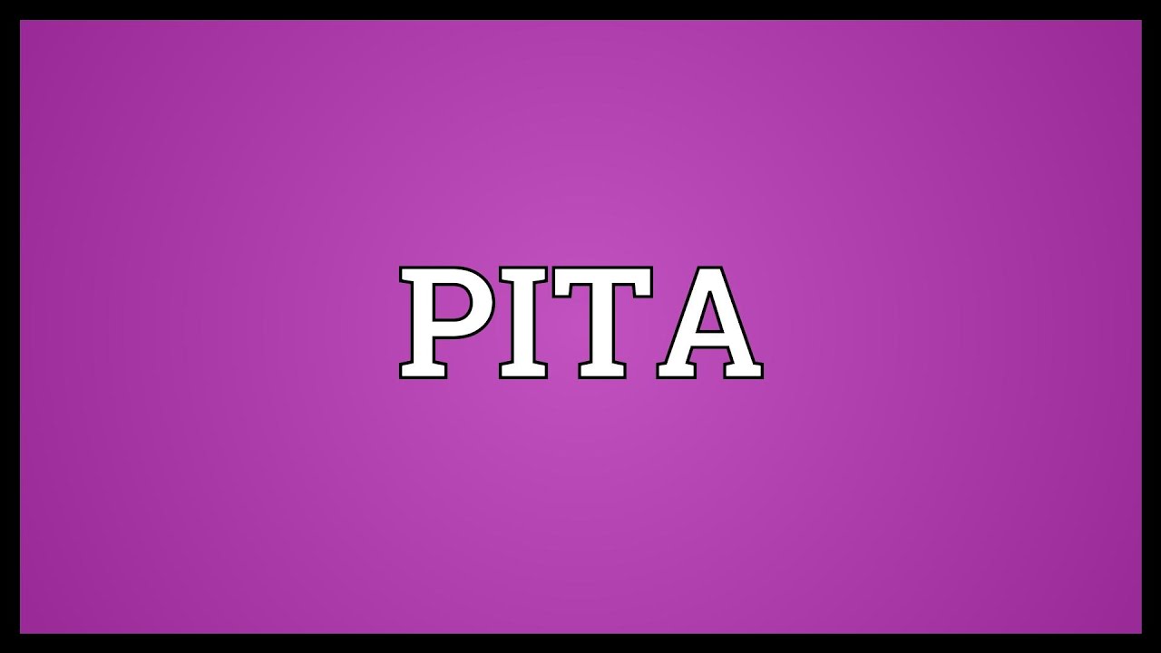 PITA Meaning YouTube PITA Meaning YouTube