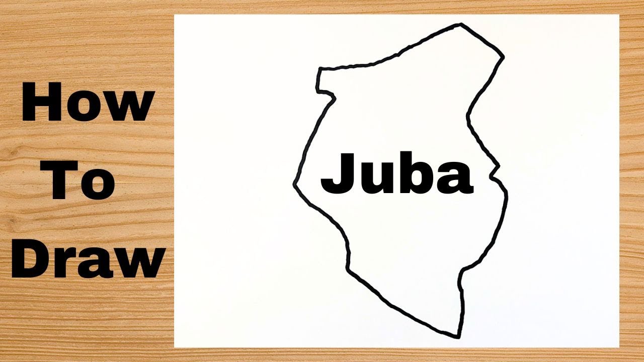 Drawing Juba Capital Map - South Sudan - YouTube