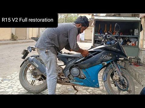 Yamaha R15 full restoration , yamaha R15 V2 Full modified ...