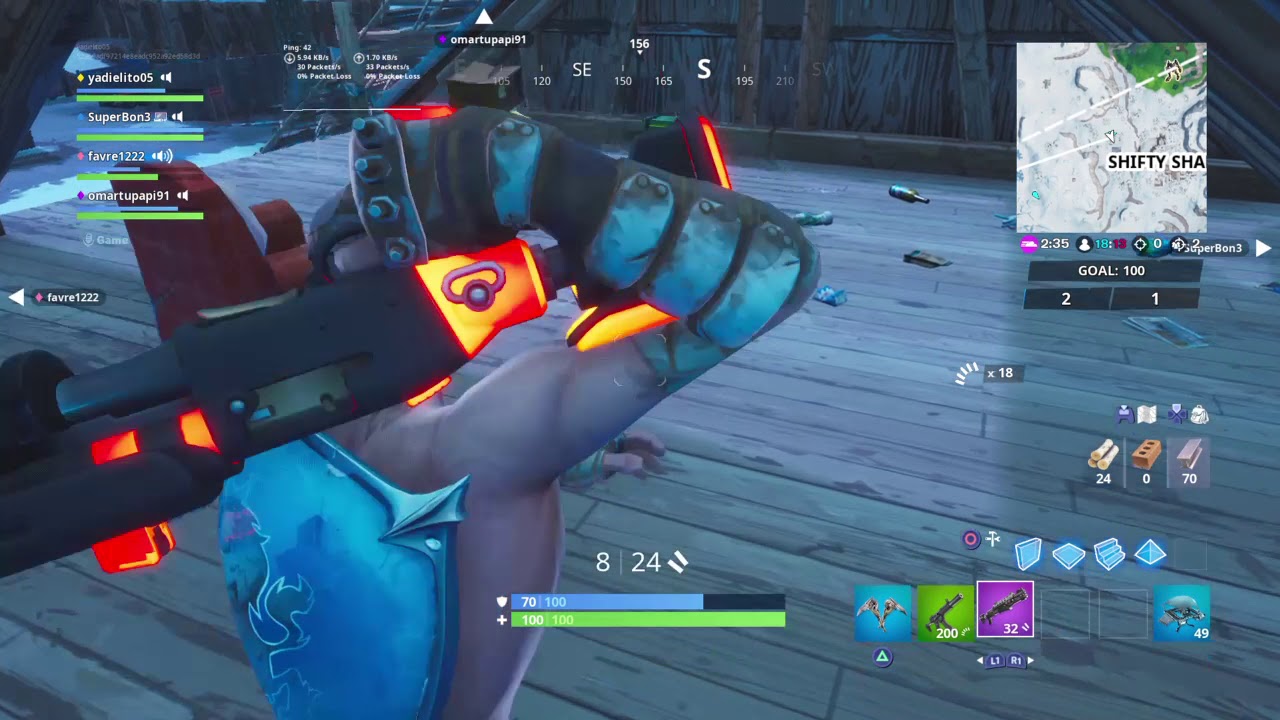 Border lands skin fortnite gamplay - YouTube