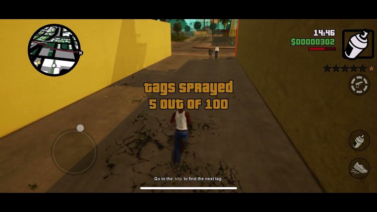 Tagging Up Turf-Mission#3-Mobile-GTA-San Andreas-The Definitive Edition ...