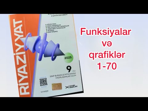 Güvən 9-cu sinif riyaziyyat 2025-2026✅ Funksiyalar və qrafiklər \