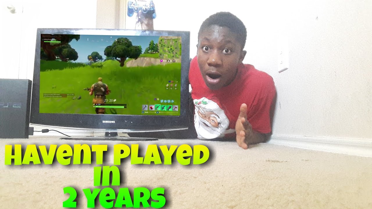 My First Time Play Fortnite On Ps2 In 2 Years - YouTube