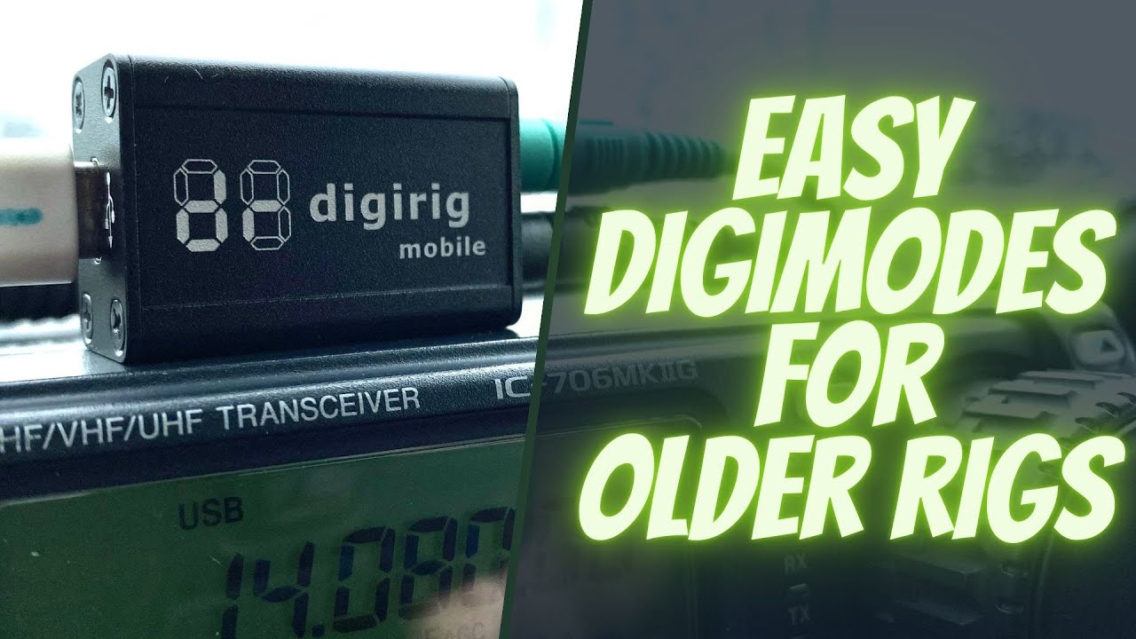 Is the DIGIRIG the easiest way to get DIGIMODES on your OLDER RADIO ...