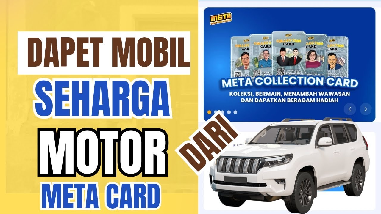 DAPAT MOBIL DARI META CARD - YouTube