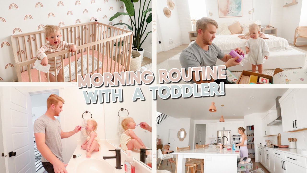 realistic morning routine with a toddler! - YouTube
