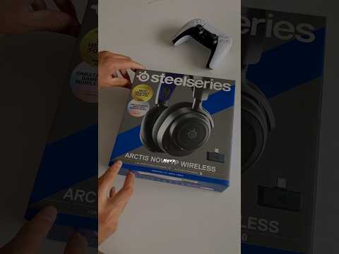 Trying out the Arctis Nova 7P for the PS5 #ps5accessories #wirelessheadset #gamingheadset