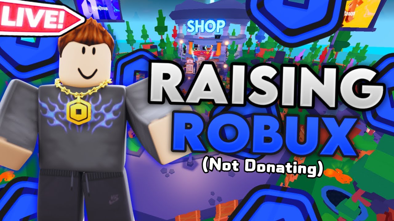 RAISING ROBUX WITH FANS - YouTube