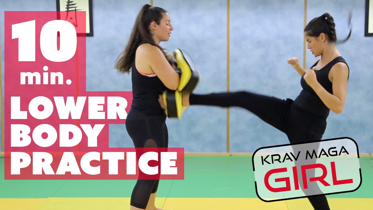 Krav Maga Girl | Lower Body Practice - YouTube