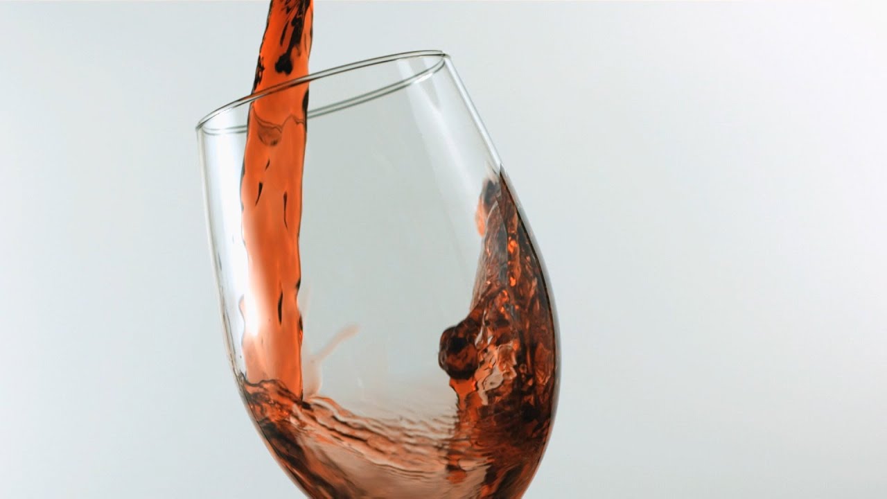 Free Slow Motion Footage: Pouring Glass of Wine - YouTube
