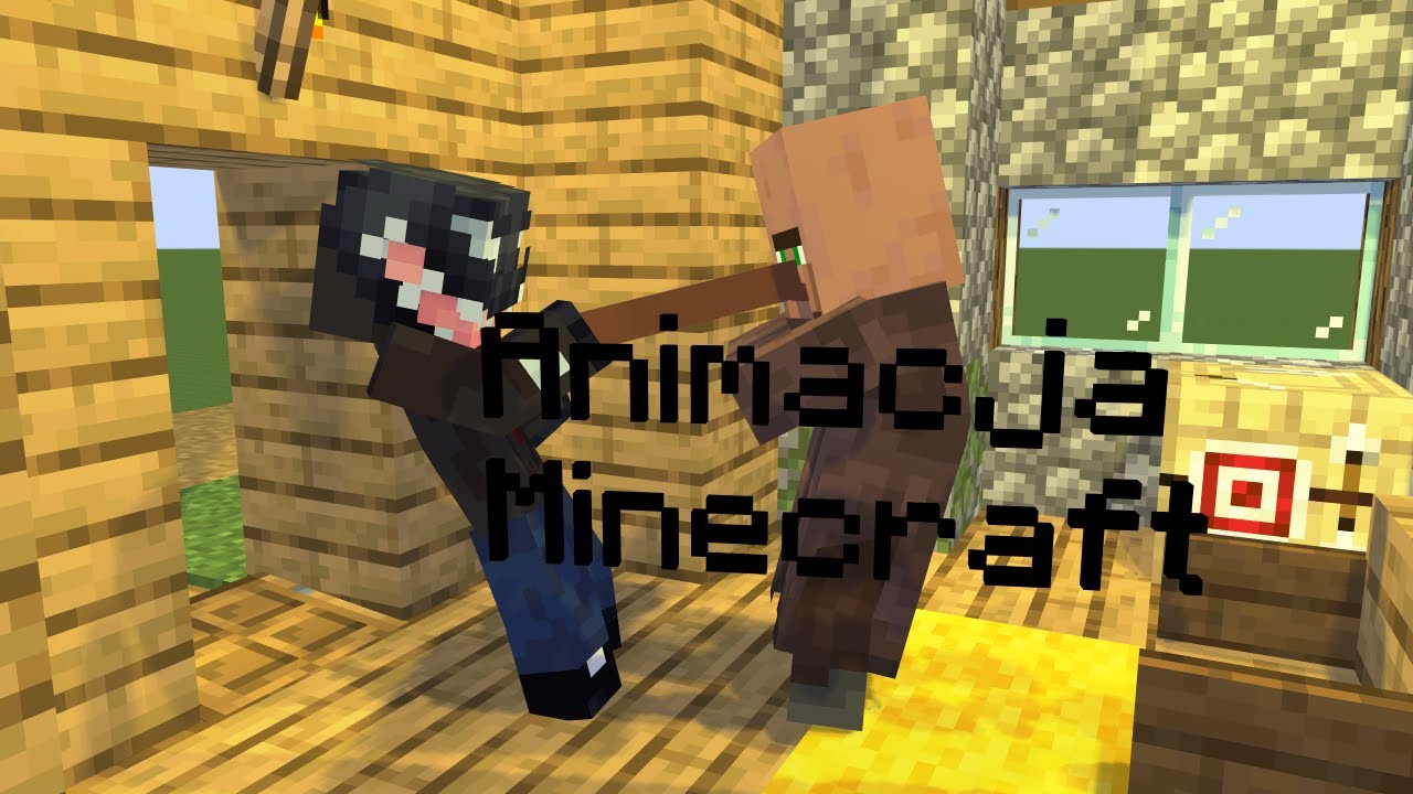 Animacja Minecraft: Enzzi i Villager! #enzzi #animacja - YouTube