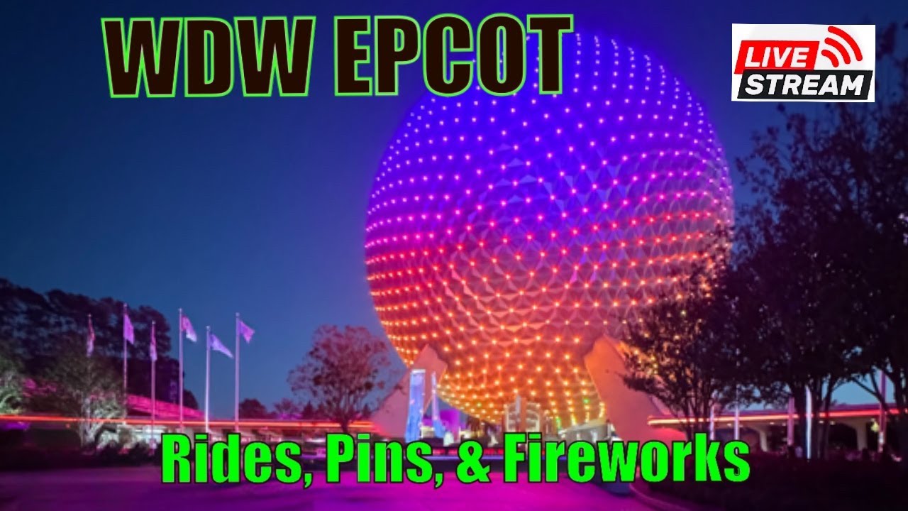 Live Streaming Disney World EPCOT! Luminous, Bowling for Soup, and Fun ...