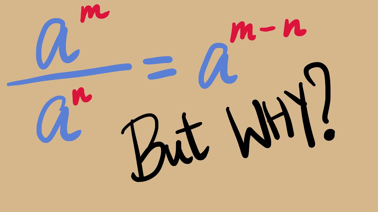 The Logic behind subtracting the powers when dividing Exponents with ...
