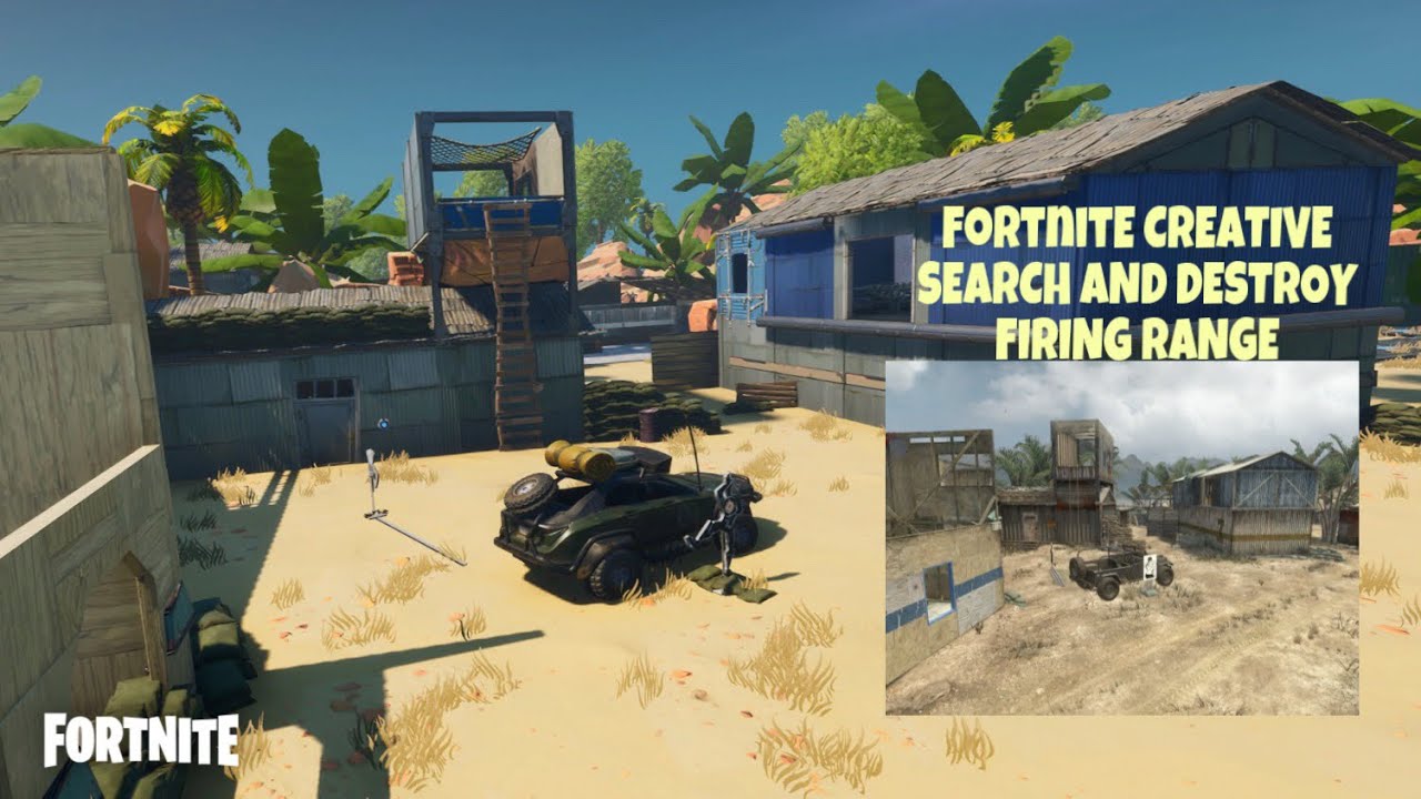 Fortnite Creative: Search and Destroy Call of Duty Black Ops 1 Firing ...
