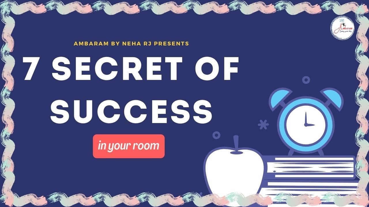 7 Secret of Success | Find in Your ROOM - YouTube