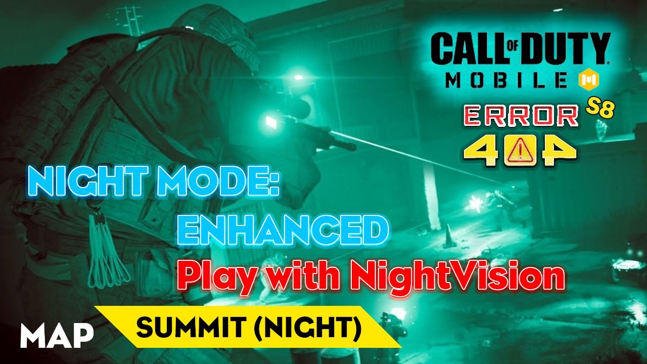 Call of Duty Mobile: NIGHT MODE (Summit Map) S8 - YouTube