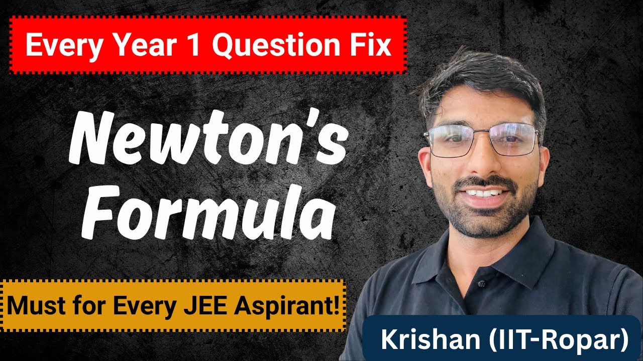 Newton’s Formula | Most Repeated Concept in JEE!" #jee #jeemains # ...
