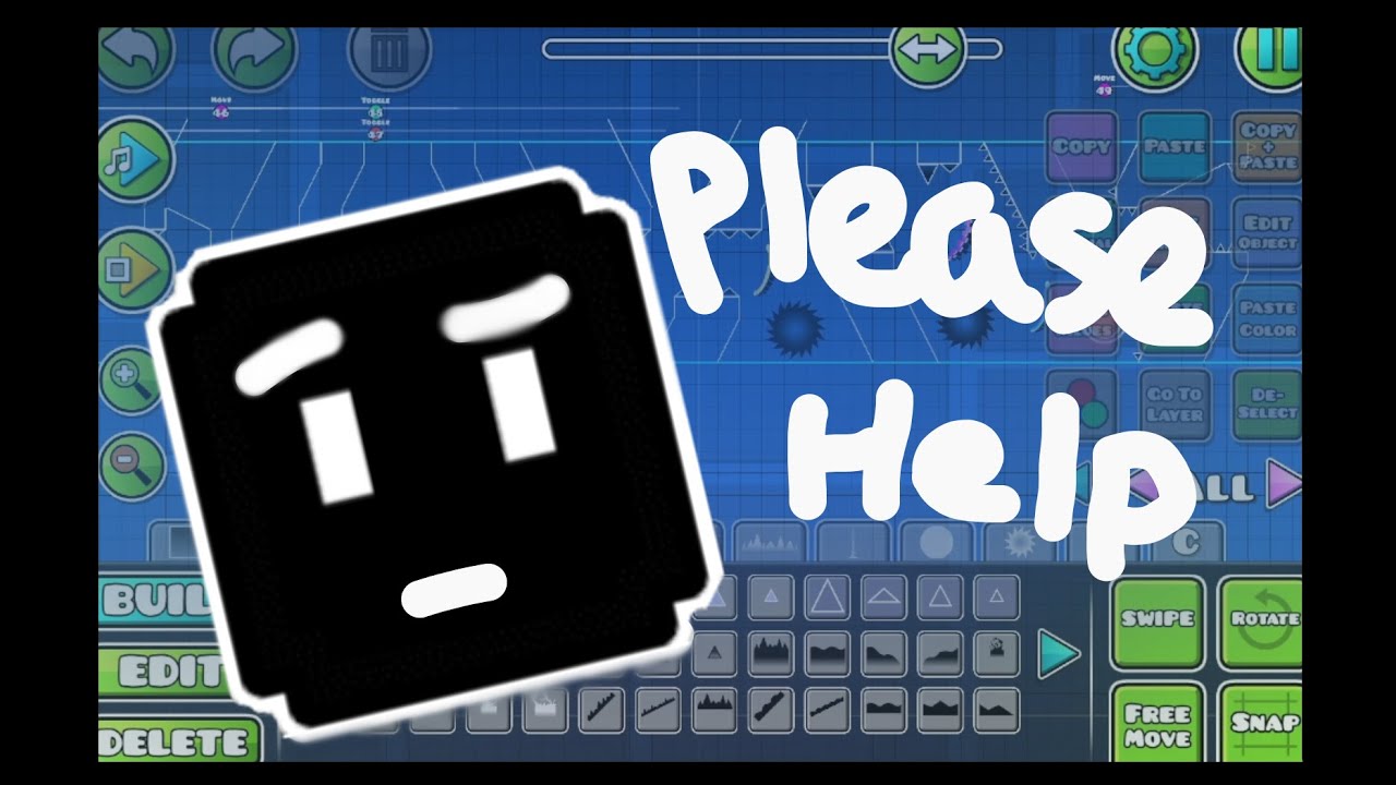 Building a layout in Geometry Dash! | Part 1 - YouTube