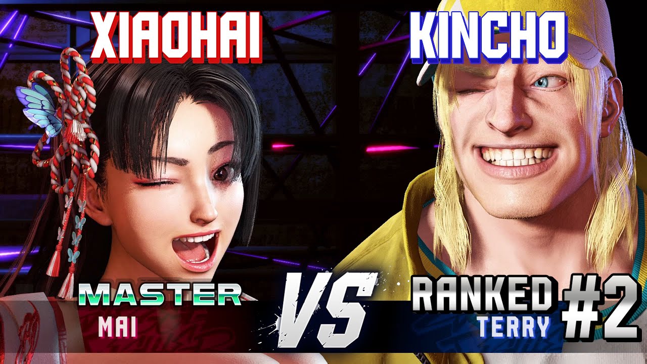 SF6 XIAOHAI (Mai) vs KINCHO (#2 Ranked Terry) High Level Gameplay - YouTube