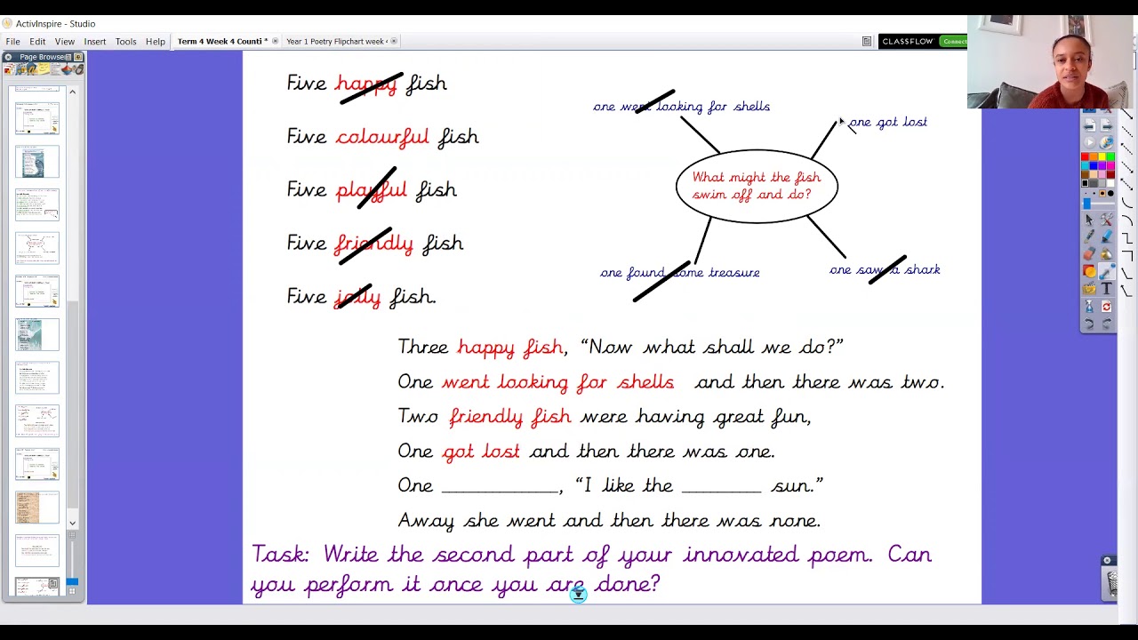 Year 1: Friday 29th January: English (Innovate poetry) - YouTube