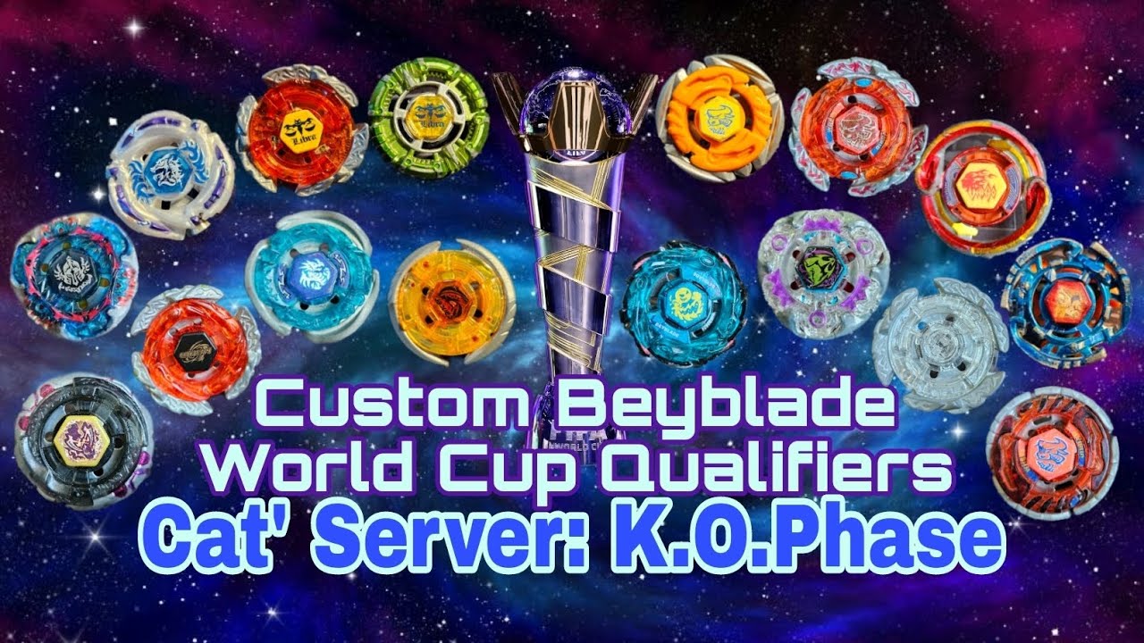 Custom Beyblade World Cup Qualifiers: Cat's Server K.O.Phase! - YouTube