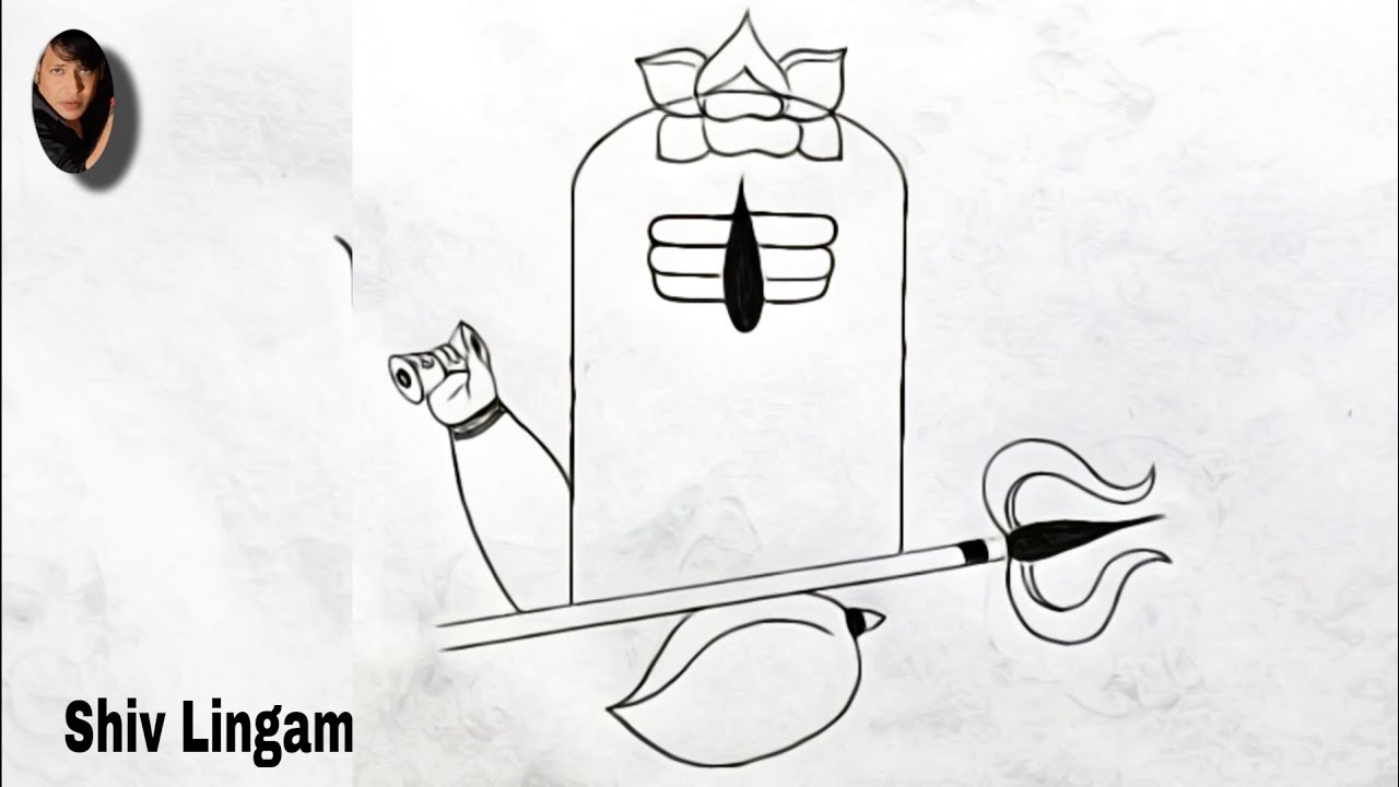 Shiv Lingam Drawing Easy | how to draw lord shiva l Shivling Pencil ...