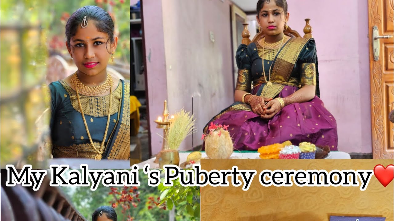 My kalyani puberty ceremony ️👸. #pubertyfunction #celebration - YouTube