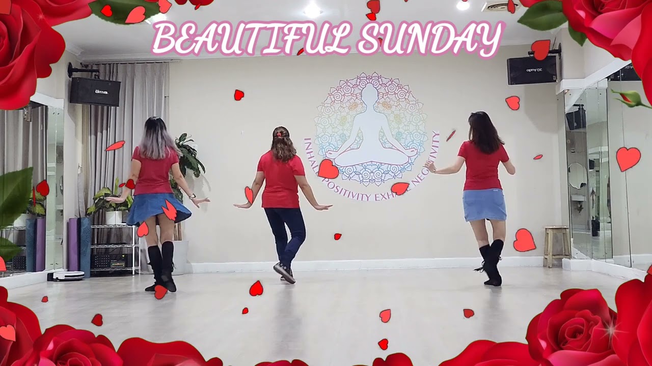 Beautiful Sunday 2022 - Line Dance - YouTube