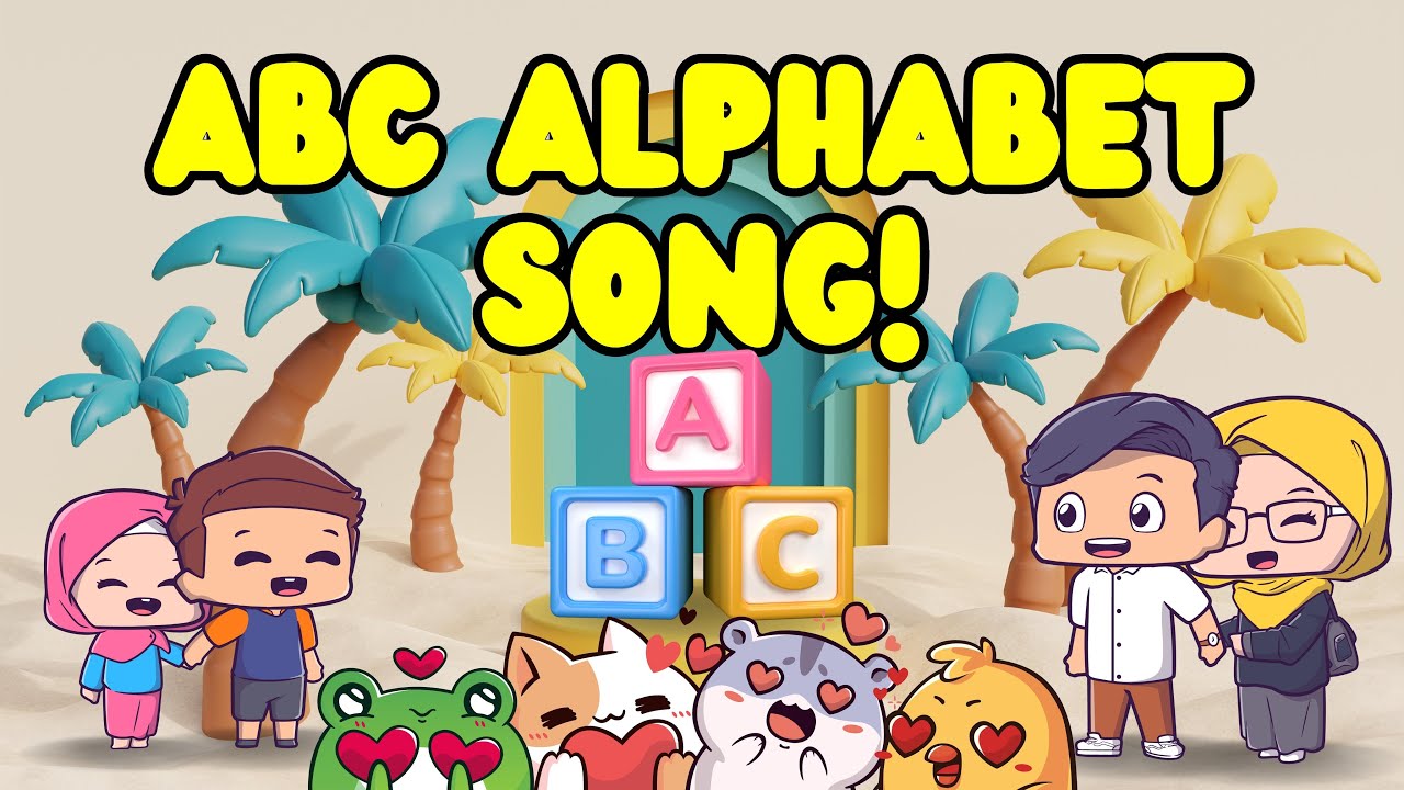 ABC SONG ! Learn the Alphabet in Cute Animation - Nursery Rhymes by ...