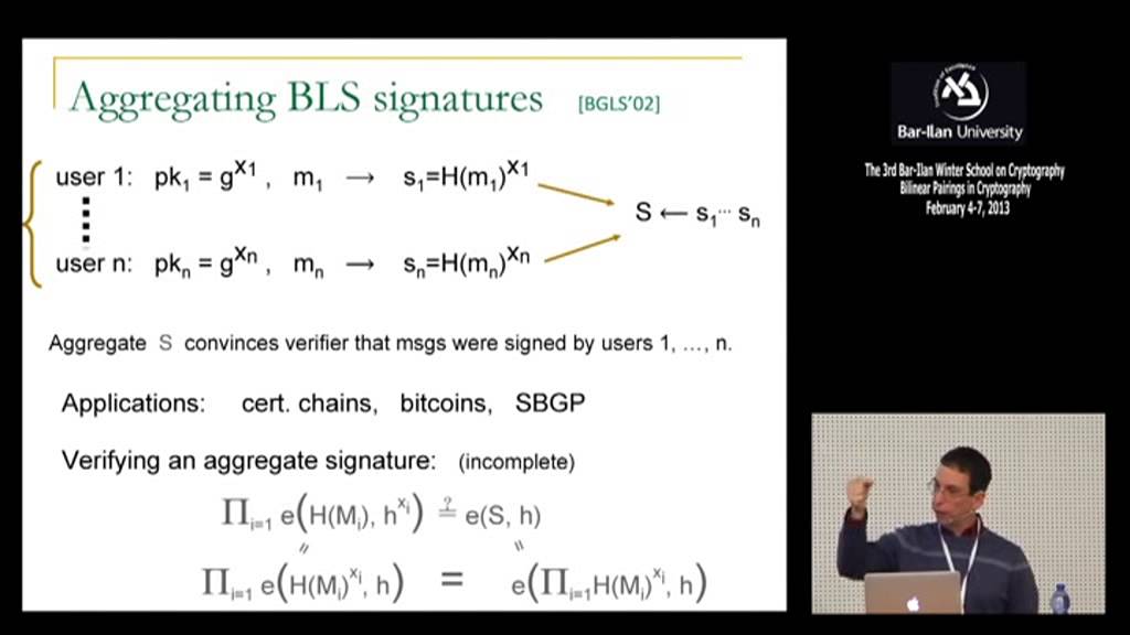 3rd BIU Winter School on Cryptography: School overview - Dan Boneh ...