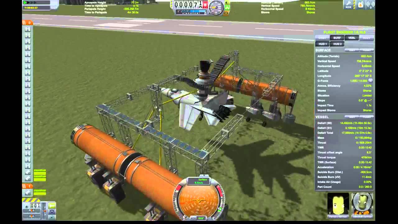 KSP Stock Crane Demo - YouTube