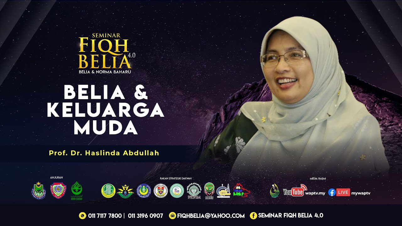 Slot 10: Belia dan Keluarga Muda (Prof. Dr. Haslinda Abdullah) - YouTube