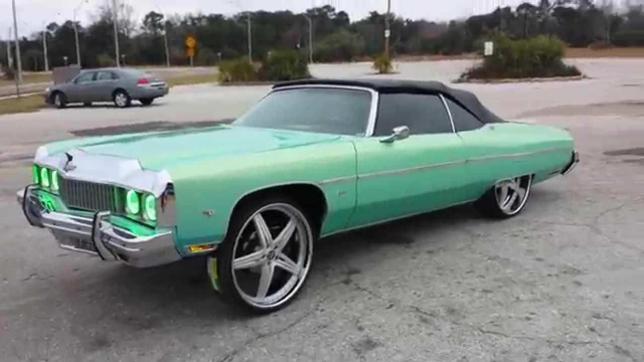 caprice vert on 26 staggered dubs squatn - YouTube