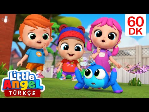 Yumurcak Örümcek 🕷️ | Eğlenceli Ve Öğretici Çocuk Şarkıları | Little Angel Türkçe