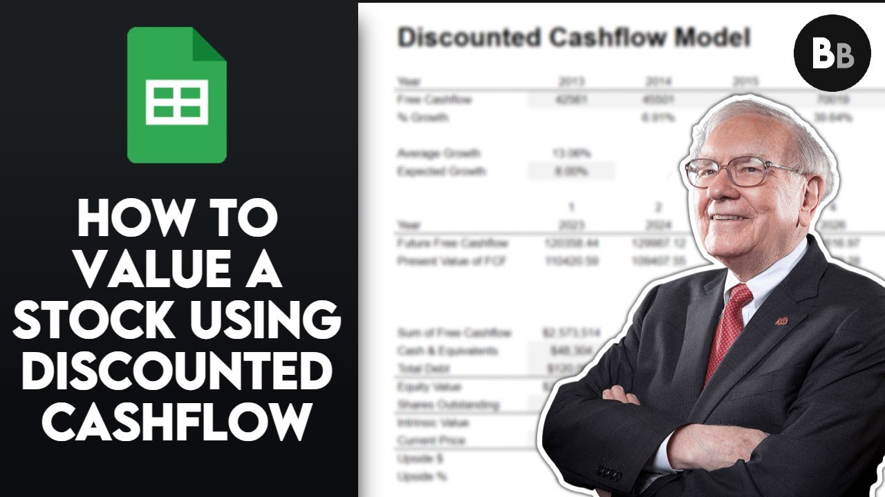 How to valuate a Stock using the Discounted Cash Flow Analysis (Step-by-step DCF Model Tutorial ...