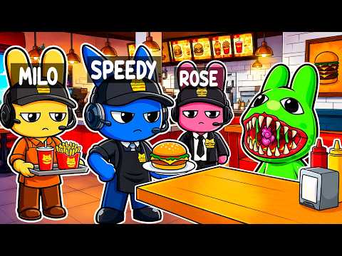 Sobreviviendo 100 NOCHES en Un RESTAURANTE de ANIMALES en Roblox!