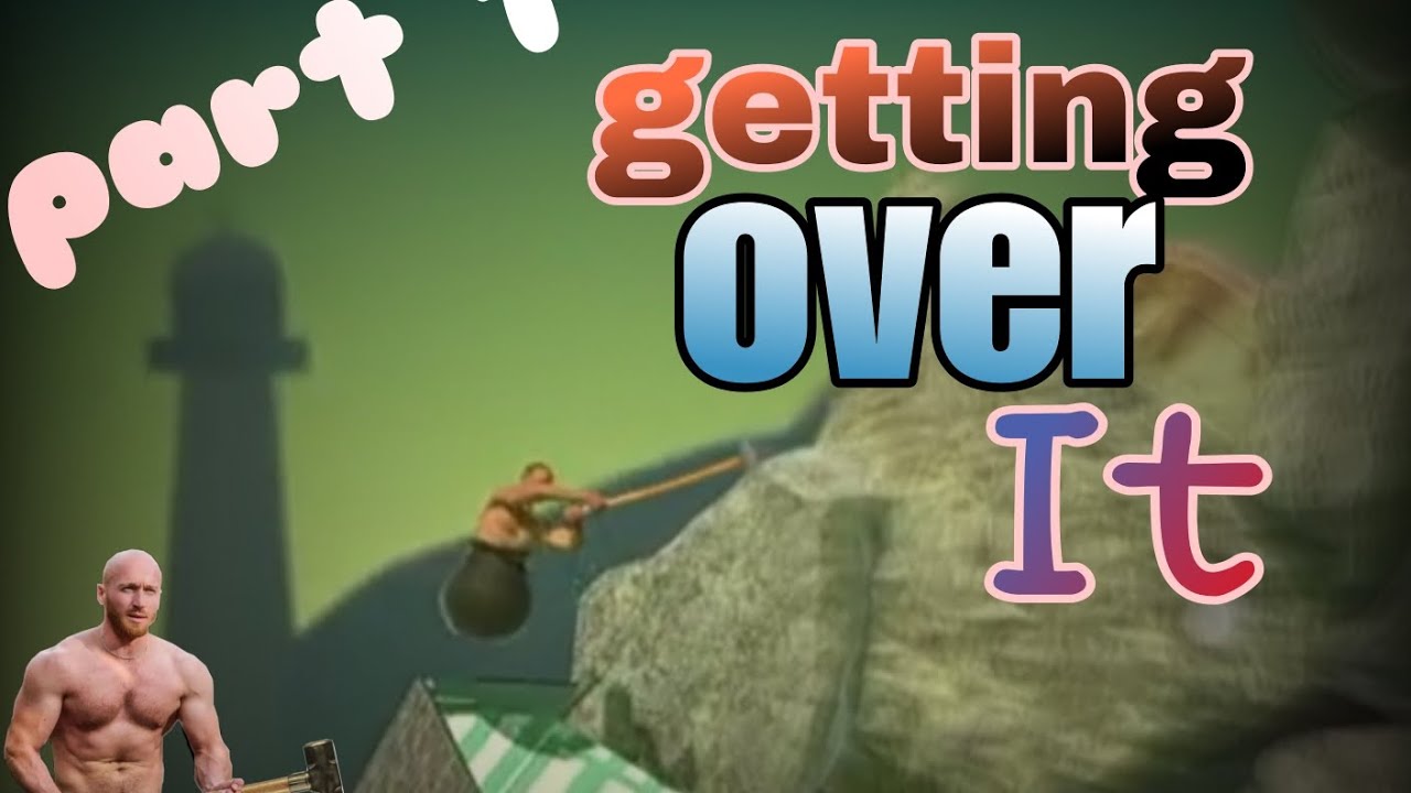 first time play getting over it on Android 😬 - YouTube