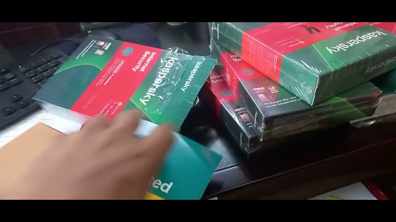 kaspersky Antivirus boxes | unboxing - YouTube
