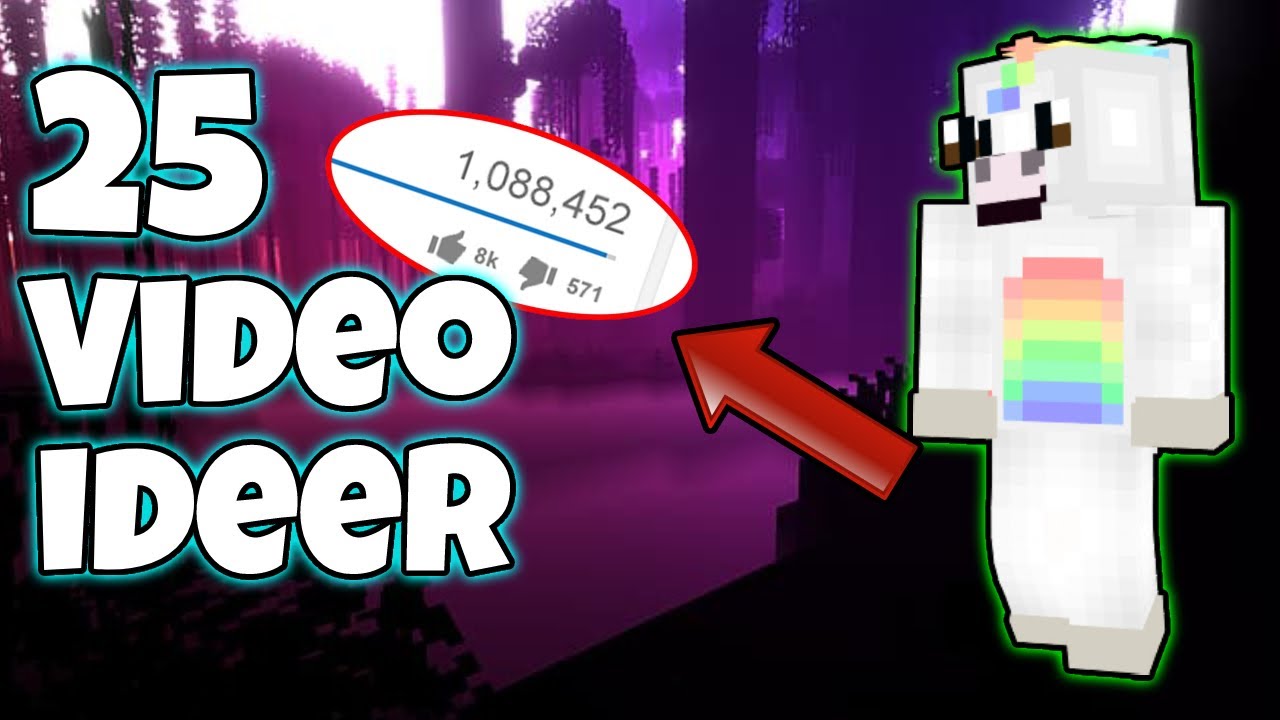 25+ Minecraft Youtube VIDEO IDEER! - Dansk Minecraft - YouTube