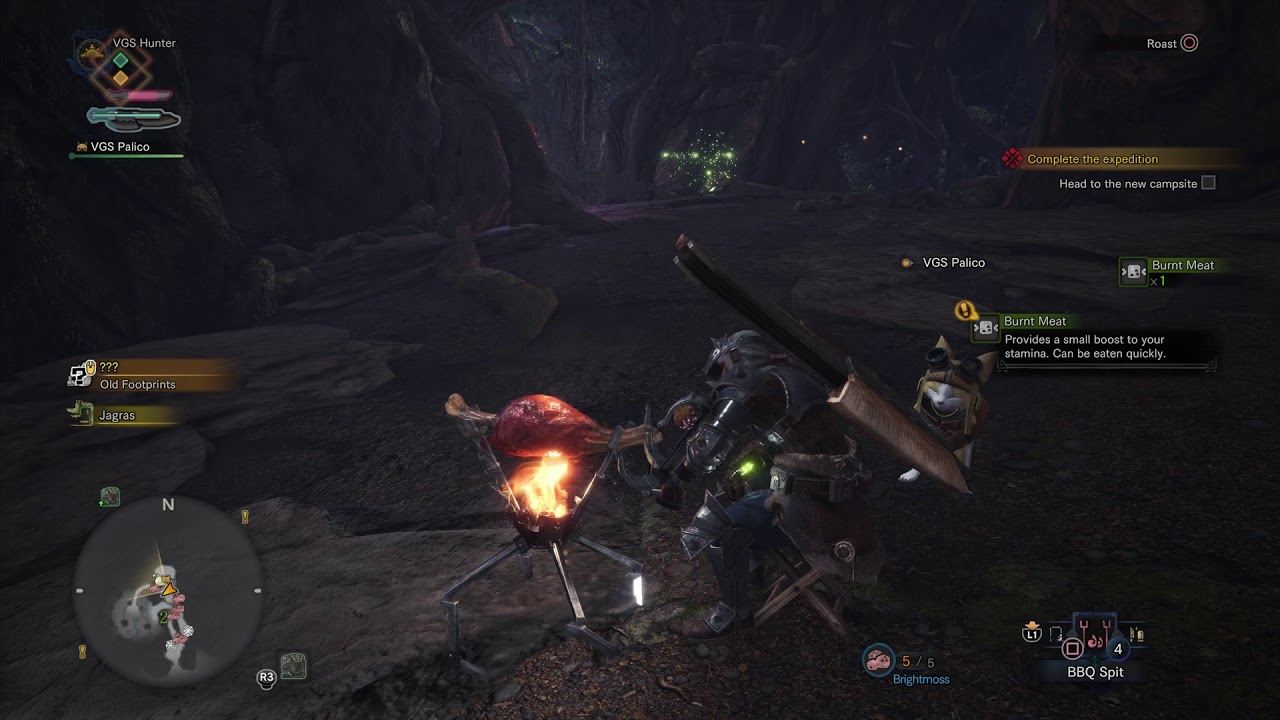 Monster Hunter: World - "Replace Stamina Cap" BBQ Spit Prepare Well ...