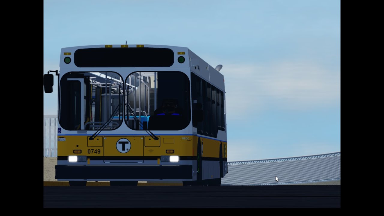 MBTA Roblox MBOC Gen 3 D40LF 0749 On Route 45 To Ruggles Via Dudley ...
