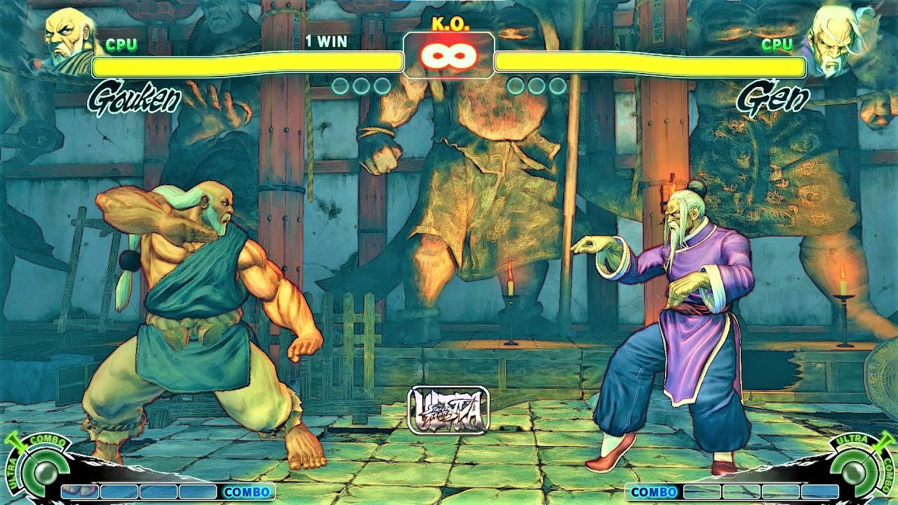 GOUKEN VS GEN | CPU VS CPU Ultra Street Fighter IV (Hardest AI) - YouTube
