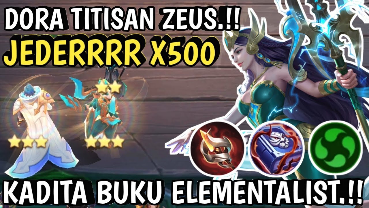 DORA TITISAN ZEUS ! JEDER X500 SERASA MAXWIN ! KADITA BUKU ELEMENTALIST ...