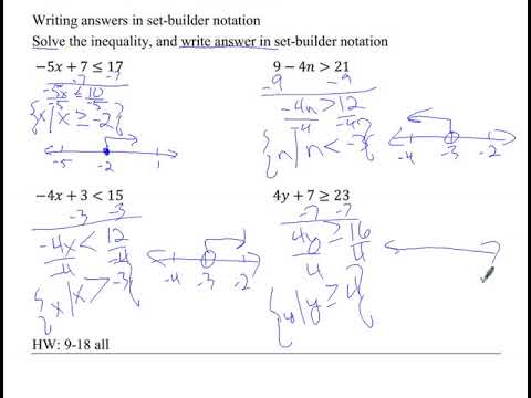 A1 3 5 Working with Sets - YouTube