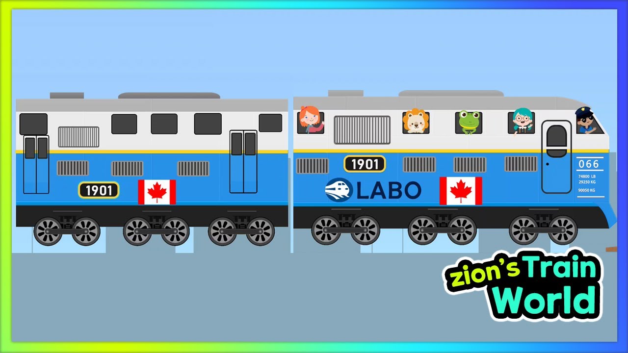 Labo Brick Train #588 Train Game - YouTube