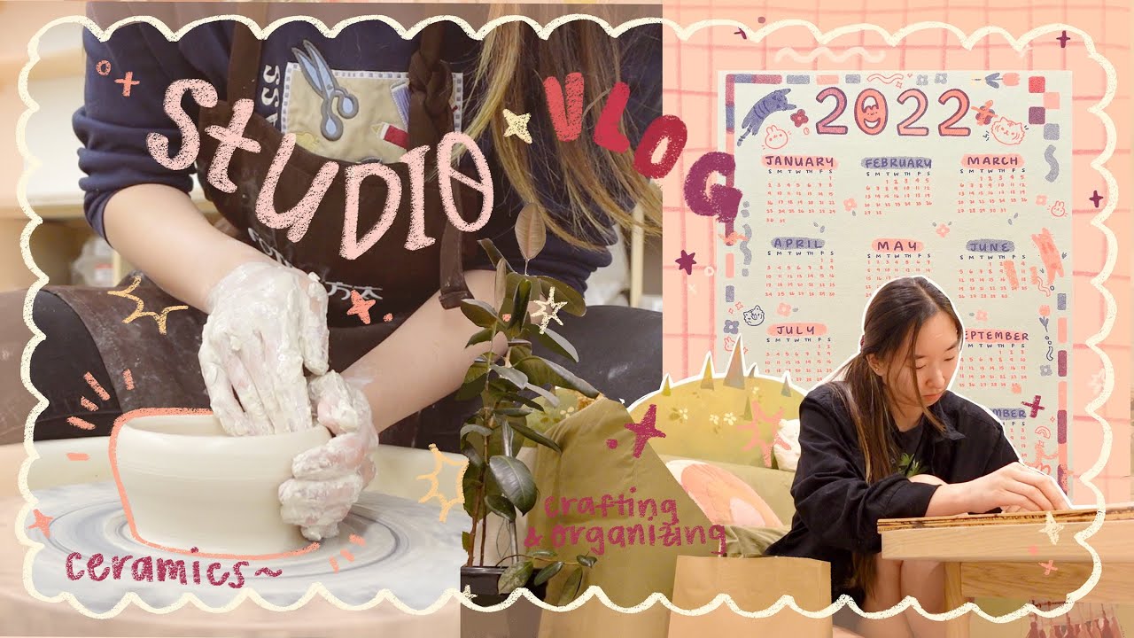 Studio Vlog Exploring New Art Forms: Ceramics, Riso Printing ...