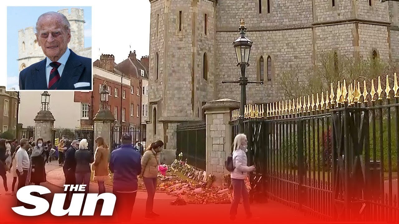 Live: Prince Philip - View of Windsor Castle after death of the Duke of ...
