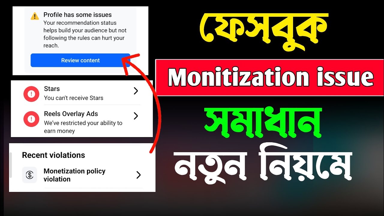 Monetization Policy Issue Remove | Facebook Monetization Policy Issues ...