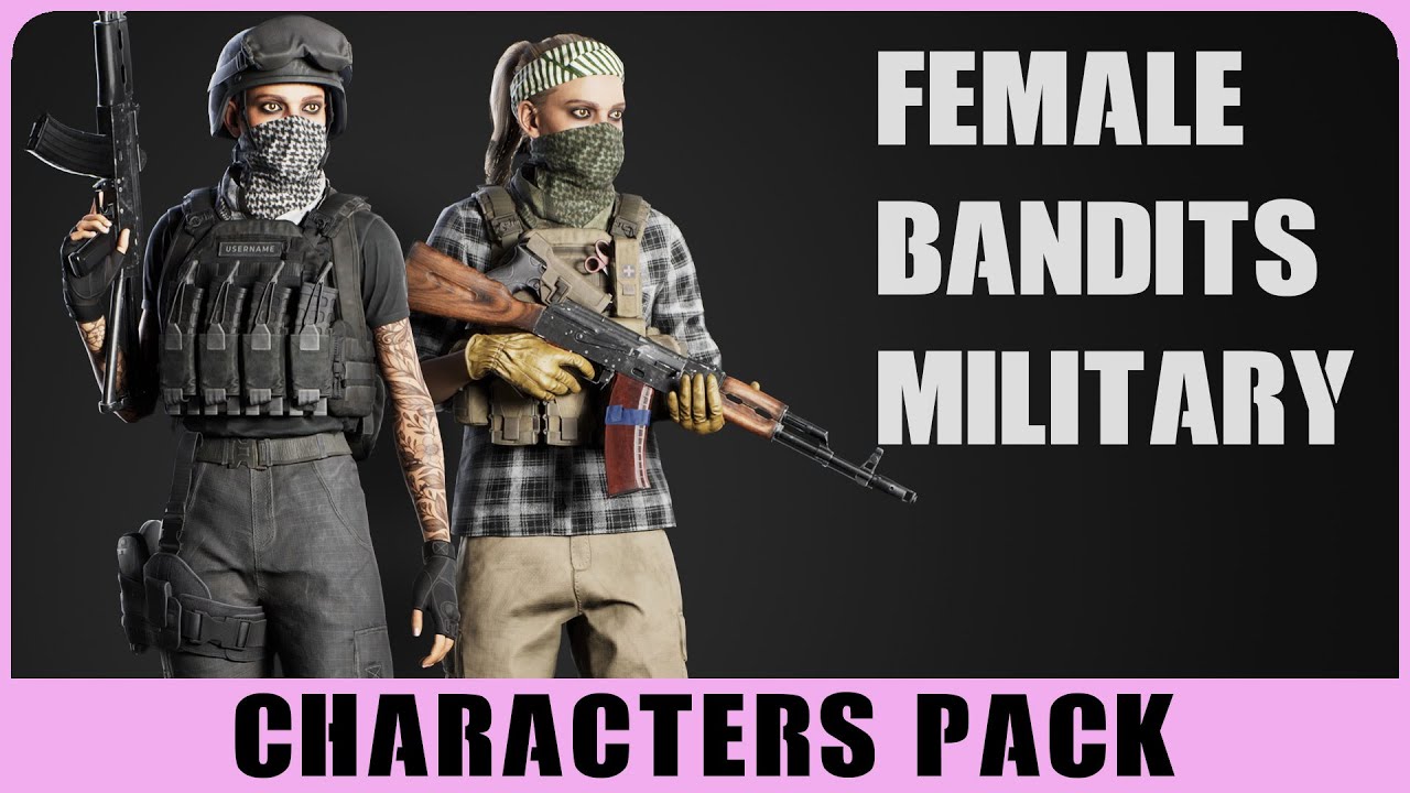 Female Bandits Military Characters - YouTube